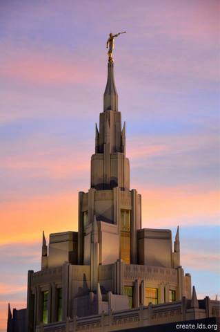 10 imagens fantásticas de templos ao pôr do sol